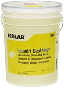 Amazon.com: Ecolab 15982 Liquid Laundry Destainer, 5 GAL