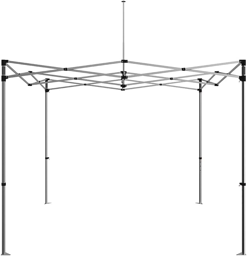 Gertsmac Patio 10' x 10' Pop-Up Canopy Tent Frame with (3) Height ...