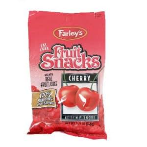 Amazon.com : Farley Cherry Fruit Snacks 5.25 oz 12 count : Grocery ...