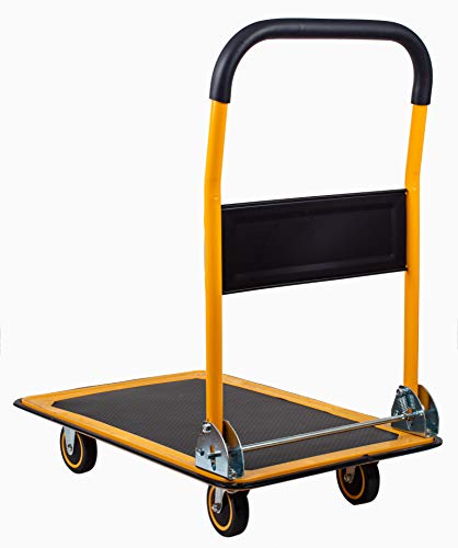 MaxWorks 80876- Foldable Platform Truck Push Dolly 330 lb. Weight ...