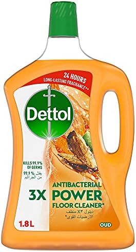 Dettol Antibacterial Power Floor Cleaner (Kills 99.9% of Germs), Oud ...