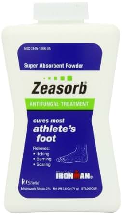 Amazon.com: Zeasorb-AF Antifungal Powder, Foot Care, 2.5-Ounce Bottles ...