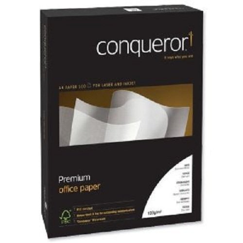 Conqueror premium paper A4 Cream CX22 finish 100gsm 500 sheets: Amazon ...
