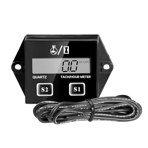 Mua BWBWND Small Engine Tachometer, Waterproof Inductive Hour Meter for ...
