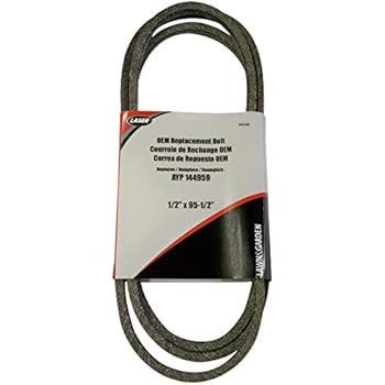 Amazon.com : Kevlar 95 1/2" x 1/2" Belt for AYP 144959 144959D 32144959 ...