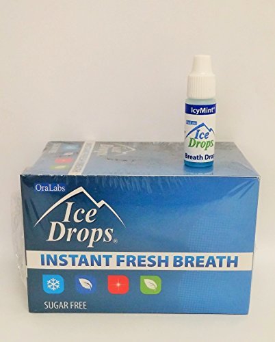 Oralabs Ice Drops Instant Fresh Breath Icy Mint Whole Box of 35 in ...