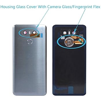 Amazon.com: OEM Back Glass Cover Battery Door Replacement For LG G6 ...