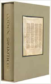 Codex Sinaiticus: Facsimile Edition (Greek Edition): 9781598565775 ...