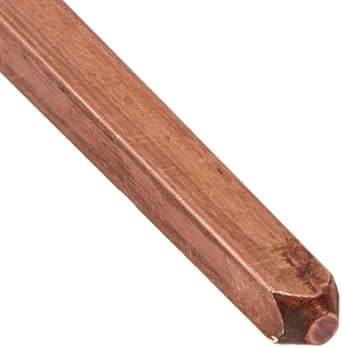 Amazon.com: 110 Copper Rectangular Bar, Unpolished (Mill) Finish, H04 ...