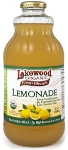 Amazon.com : Lakewood Organic Lemonade Juice, 32-Ounce Bottles (Pack of ...