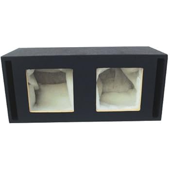 Amazon.com: R/T Dual 12-Inch Slot Vented Speaker Box with Square Holes ...