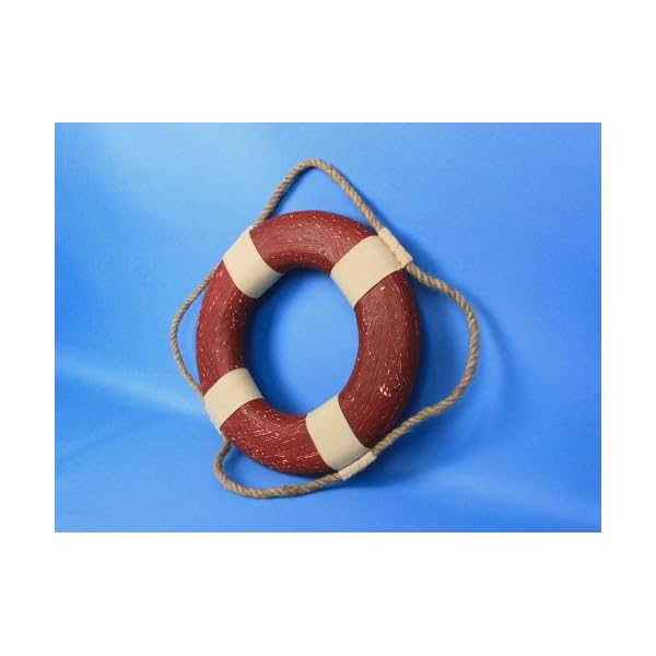 Vintage Red Decorative Lifering 10" - Vintage Life Preserver - Life ...