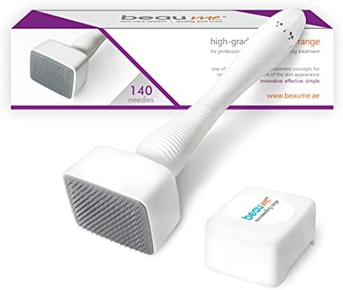 BEAUME® Dermapen/Derma Stamp with 140 needles (adjustable needle length ...