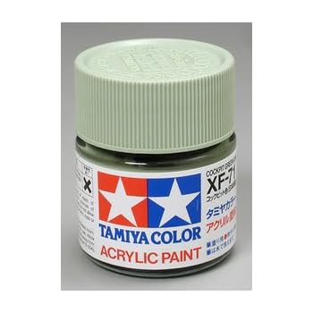 Amazon.com: Tamiya Flat Acrylic Paint Mini 10ml Grey Green (IJN) XF76 ...