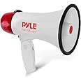 Pyle Megaphone Speaker PA Bullhorn - Built-in Siren - 20 Watt ...