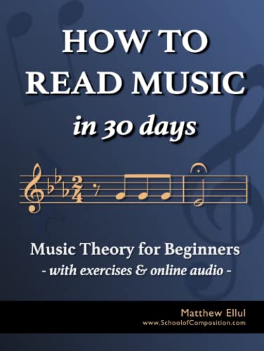 How to Read Music in 30 Days: Music Theory for Beginners - with ...