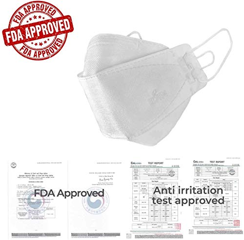 [Pack of 30] 4-Layers Premium Protective KF94 Certified Face Safety White Mask for Adult ...