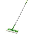 Amazon.com: Swiffer Sweeper Mop, 10 X 4.8 White Cloth Head, 46" Green ...