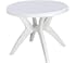 NEW ProGARDEN ROUND WHITE PLASTIC GARDEN PATIO TABLE PARASOL HOLDER ...