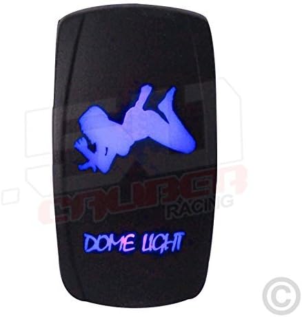 50 Caliber Racing Rocker Switch ON/Off - Dome Light Girl - UTV, Auto ...