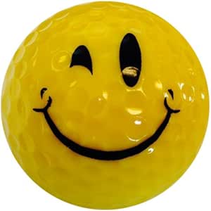 Amazon.com : GBM Golf Smiley Novelty 3 Ball Sleeve, Wink : Sports ...