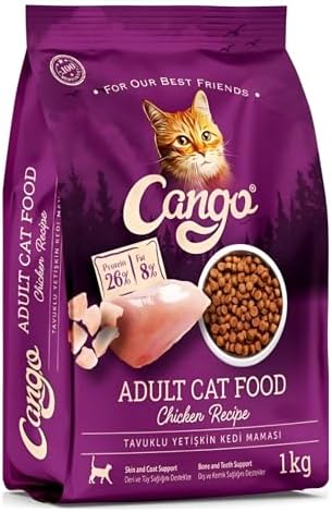 Cango Adult Cat Food - Chicken Recipe, 1 Kg – Complete Nutrition for ...