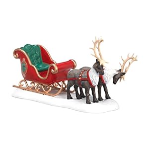 Amazon.com: Department 56 Santa's Magic Sleigh Accessory Figurine: Home ...