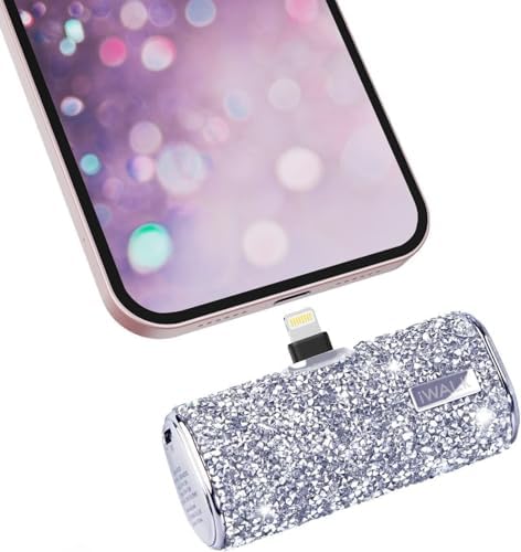 iWALK Small Portable Charger 4500mAh Ultra Compact Cute Shiny Battery ...