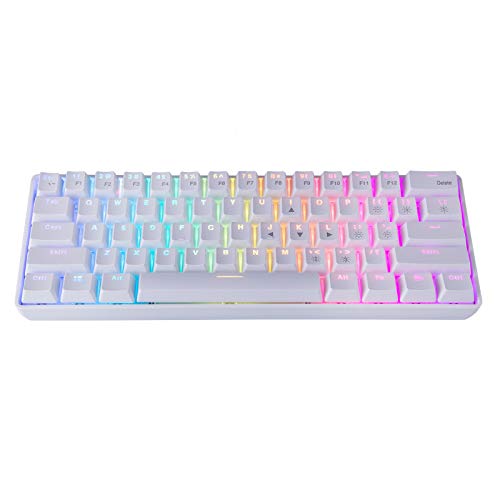 DGG YK600 RGB 60% Compact Mechanical Keyboard,Wired and Wireless Dual ...