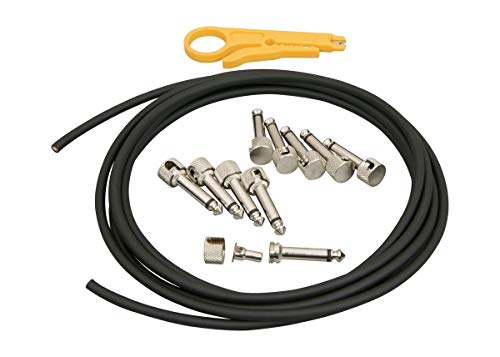 LAVA CABLE ELC MINI PEDAL BOARD KIT - 10 FOOT CABLE / RIGHT ANGLE W ...