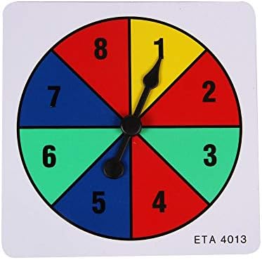 hand2mind Four Color Spinner with Numbers, Probability Spinner, Dry ...
