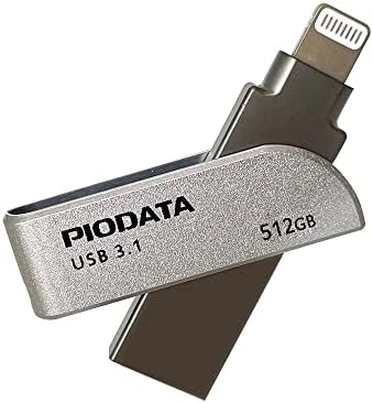 PioData iXflash 512GB MFi Certified Flash Pen Drive for iPhone/iPad/Mac ...