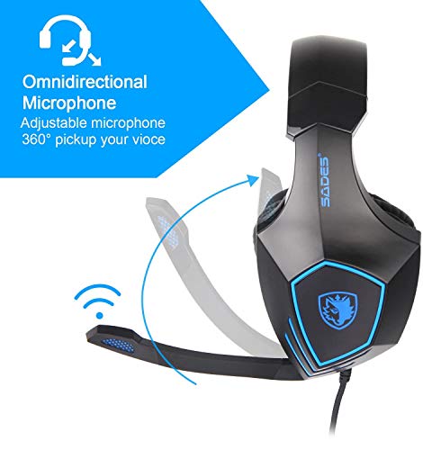 Xbox Headset, Stereo Surround Sound Gaming Headset with Mic for Xbox ...