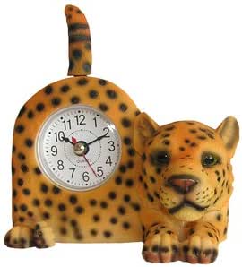 Amazon.com: Cheetah Wagging Tail Animal Clock : Home & Kitchen