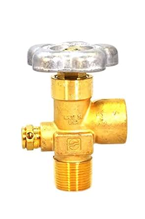 Sherwood Global Brass Valve CGA 580 Check Shut Off-valves 3/4 NGT+7 ...