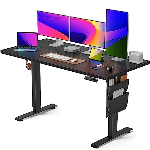 Marsail Electric Standing Desk, 55x24 Inch Adjustable Standing Desk ...