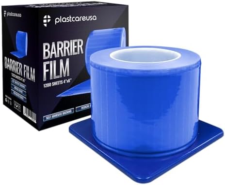 Blue Barrier Film Roll 4x6" - Protective Dental Barrier Film for Dental ...