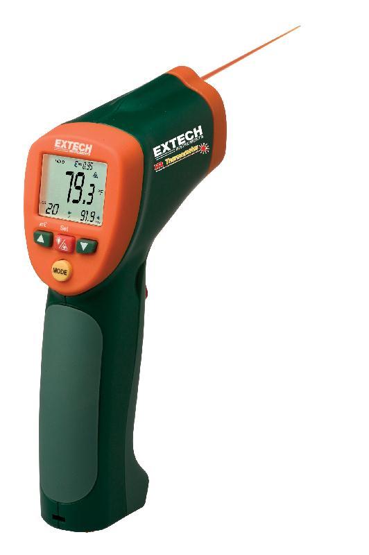 Amazon.com: Extech 42515-T Wide Range IR Thermometer with Type K input ...