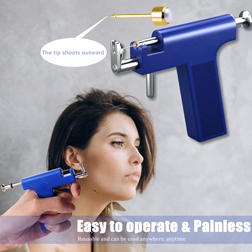 Piercing Gun, Ear Piercing Tool Kit, Reusable Body Nose Navel Piercing ...