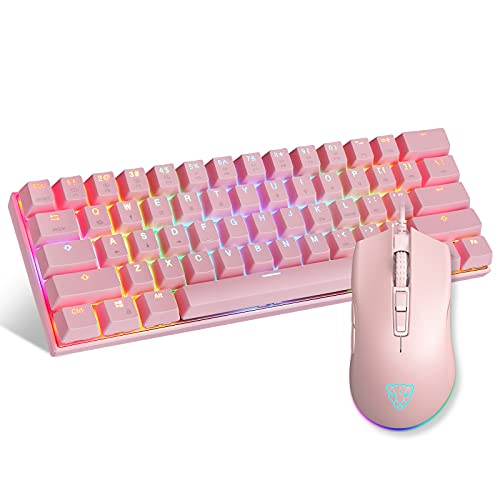 Mua MOTOSPEED 60% Pink Gaming Mechanical Keyboard and Gaming Mouse trên ...