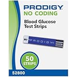 Amazon.com: Prodigy 52800 No Coding Blood Glucose Test Strips, Box of ...