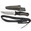 Scuba Diving Knife with Leg Straps & Sheath, Tactical Stainless Steel ...