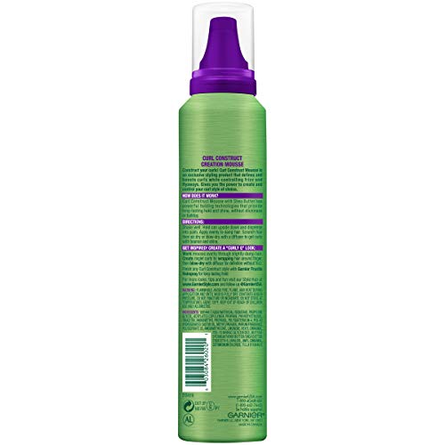 Garnier Fructis Style Curl Construct Creation Mousse, 6.8 Oz, 1 Count ...
