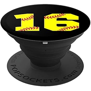 Amazon.com: Softball Popsocket #11 - Girls Softball Jersey Number 11 ...