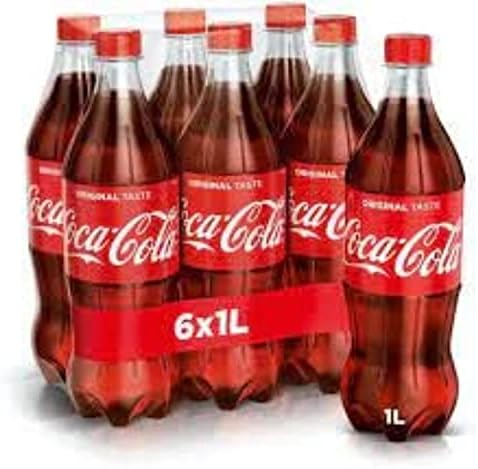 Coca-cola Plastic Soda Bottle – 1L - 6 Pcs - 6 Bottles price in Egypt ...