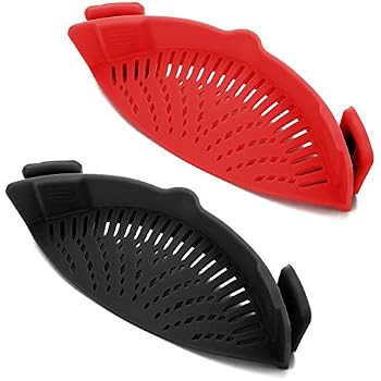 Amazon.com: Resort Chef Kitchen Clip-on Pot Strainer. Best for ...