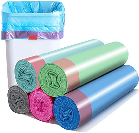 Small Drawstring Trash Bag, 2.6 Gallon / 10 Liter Garbage Bags, 75 ...