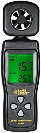 SMART SENSOR Mini Anemometer LCD Digital Wind Speed Meter Air Velocity ...