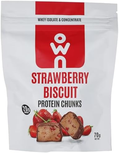 OWN Snacks strawberry biscuit protein chunks price in Egypt | Amazon ...