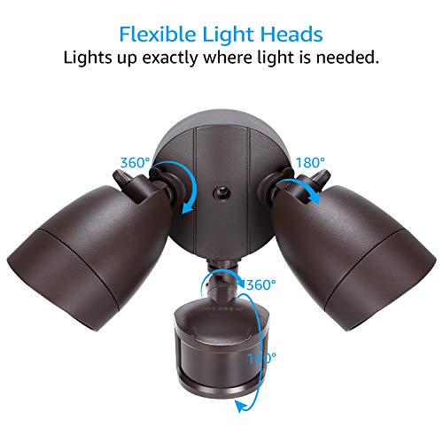 LEONLITE Motion Sensor Flood Light, UL & Energy Star Listed, LED ...